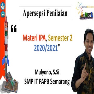 Ppt apersepsi peniaian ipa | PPTX