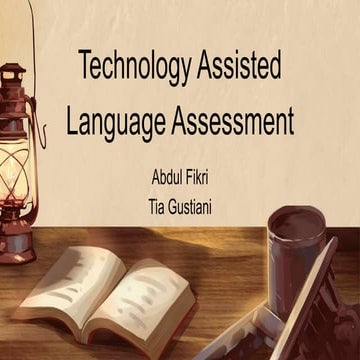 Language Assessment In English, English english | PPT