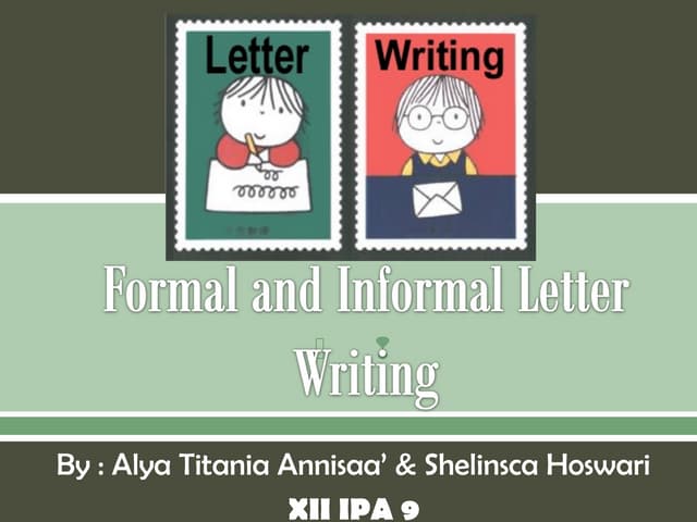 How to Write a Friendly Letter | PPTX