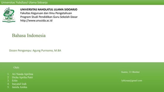 Ppt b.indonesia | PPT