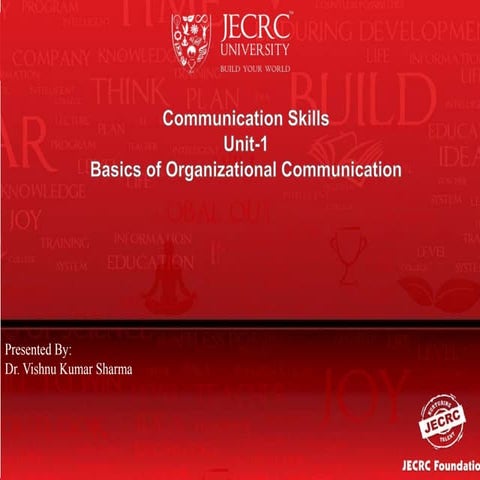 PPT B.Tech. Communication Skills - Unit -I.pptx