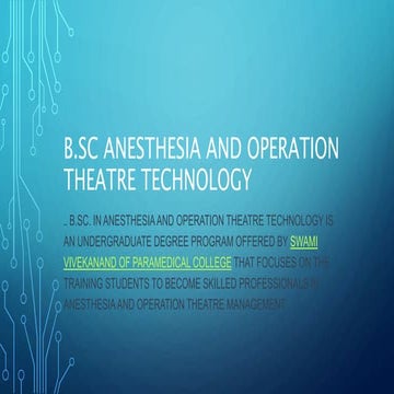 B.Sc Anesthesia and OTT.pptx