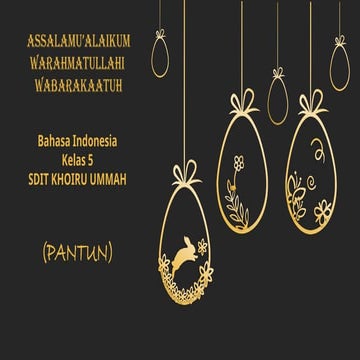 Struktur teks pantun | PPTX