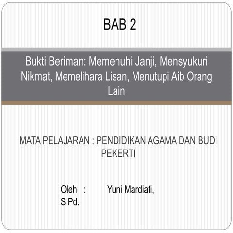 MATERI BAB 3 PAIBP KELAS XI Materi : Menghindari perkelahian pelajar, miras dan naskotika.pptx