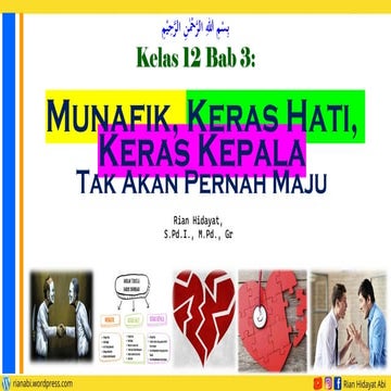 PPT Bab 3 Munafik dan Keras Hati dalam Islam (PPT Kurmer).pdf