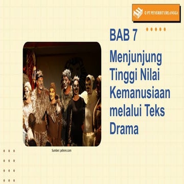 PPT BAB 7 - Teks Drama for grade 8 junior high school .pptx