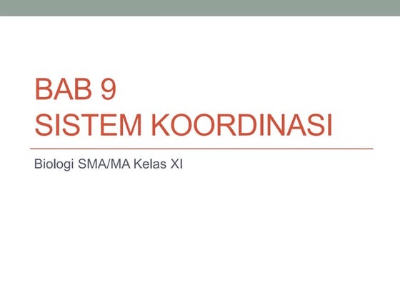MATERI Sistem saraf KELAS XI SMA | PDF