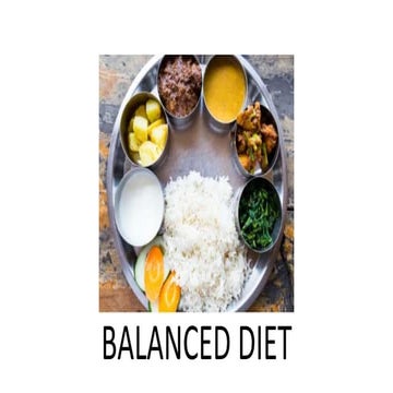 PPT BALANCED DIET PPT BALANCED DIET PPT BALANCED DIET | PPT