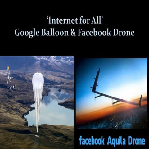 ‘Internet for All’ Google Balloon & Facebook Drone | PPT