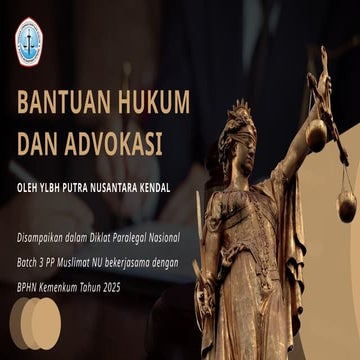 PPT Bantuan Hukum dan advokasi YLBH Putra Nusantara Kdl.pptx