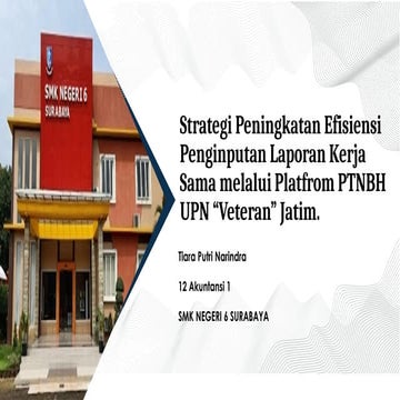 contoh laporan ppt best practice kegiatan praktik kerja lapangan | PPT
