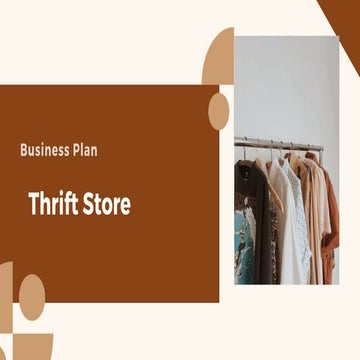BUSSINES PLAN, BUSINESS CONCEPT PPT THRIFT STORE | PPTX