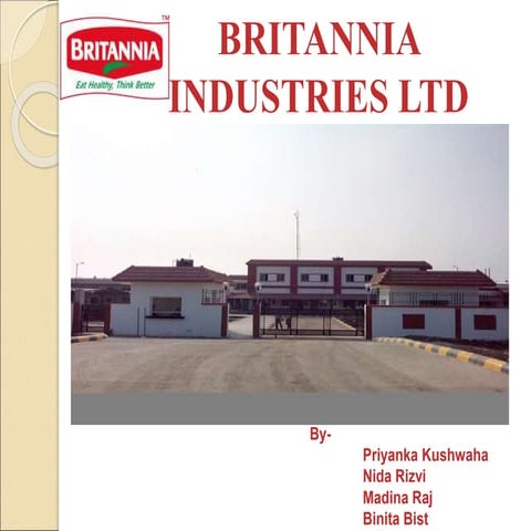 BRITANNIA INDUSTRIES LIMITED ZHAGADIYA, GUJRAT | PPT