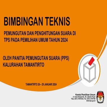 PPT Bimtek KPPS 2024 Tamantirto - Bekti.ppt