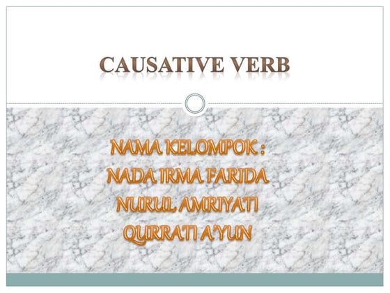 Causative verbs level 5 para laica | PDF