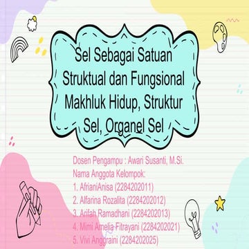 Ppt Biologi Pptx Pendidikan Matematika Semester 2 Ppt