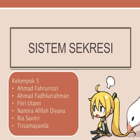 Biologi - Sekresi | PPTX
