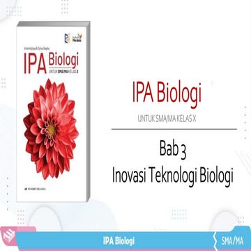 PPT Biologi Kelas XII SMA Materi Bioteknologi | PPTX