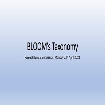 PPT BLOOM.ppt