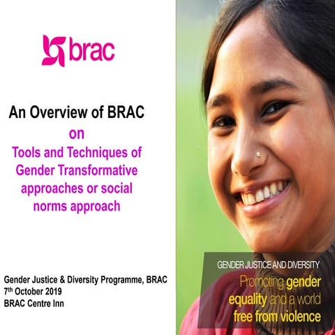 GWG_BRAC_ Tools and techniques of gender transformative approaches_Oct ...