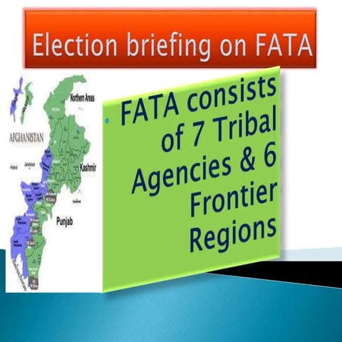 2013 FATA Pre-election Briefing (February 2013) | PPT