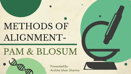 Scoring schemes in bioinformatics (blosum) | PPTX | Genetics | Science