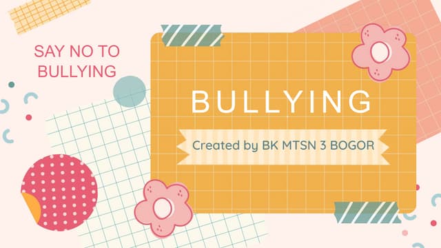 Powerpoint bullying di sekolah dan cara mengatasinya.pptx