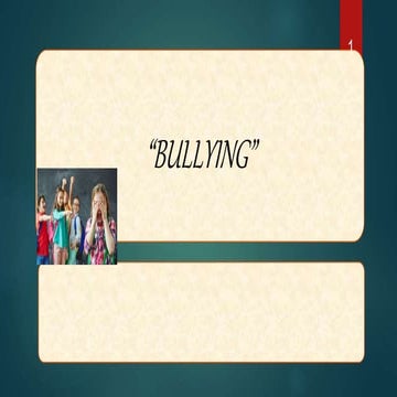 PPT BULLYING Lidah Wetan II/462 Surabaya II.pptx