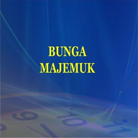 bunga tunggal dan bunga majemuk kelas xi sma | PPTX