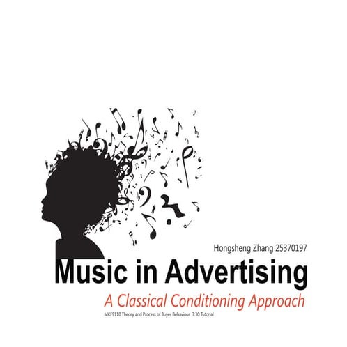Music in Advertising - A Classical Conditioning Approach | PDF