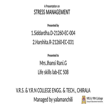 Stress Management in Life Skills PPT.pptx