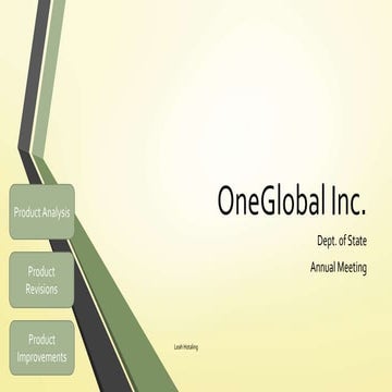 One Global Inc. | PPTX