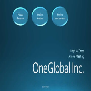 One Global Inc. | PPTX