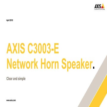 Axis Network | PPTX | Digital Audio | Computer Software and Applications