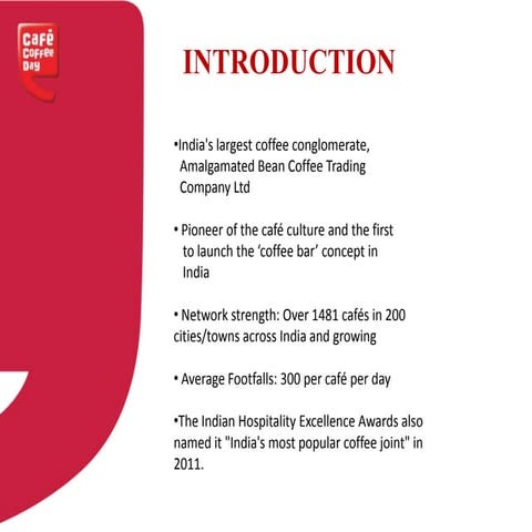 Cafe Coffee Day | PPT