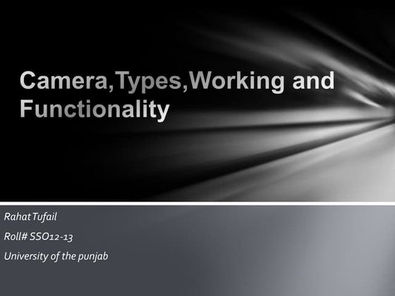 CAMERA | PPT
