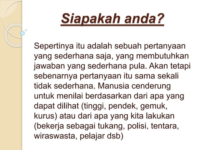 Identitasku Dalam Kristus | PDF