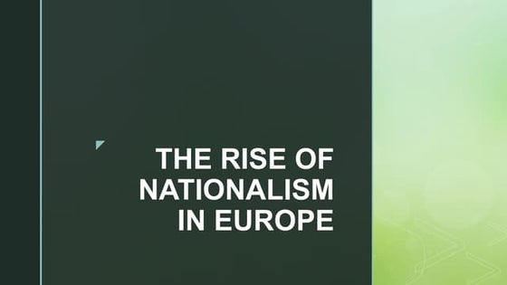 Social Science History Chap1 The Rise of Nationalism in Europe Class 10 ...