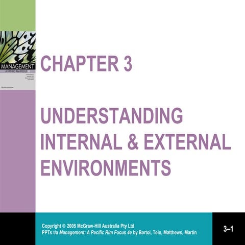 understanding internal and external environment Ppt ch03 | PPT