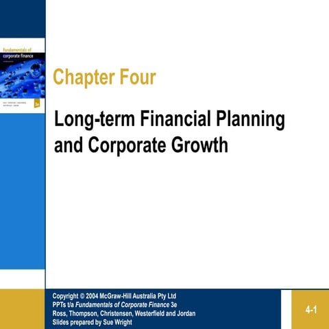 Long-term Financial Planning and Corporate Growth | PPT