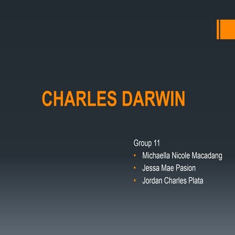 Ppt charles darwin | PPTX