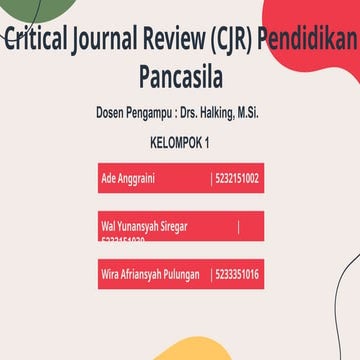 PPT CJR PANCASILA TEAM 1 KELOMPOK 1.pptx