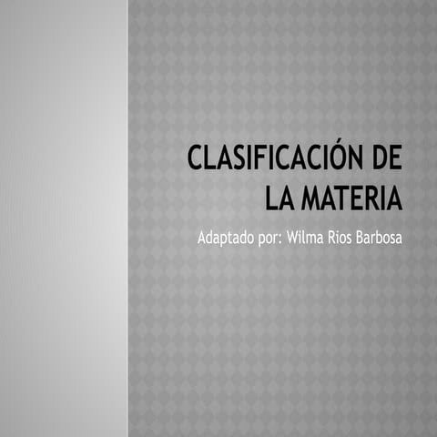 La Materia y energia en el ambito de la química | PDF