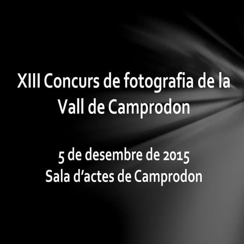 Concurs de Fotografia de la Vall de Camprodon 2019: Categoria Juvenil ...