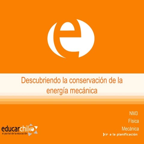 Ppt conservación de la energía | PPT