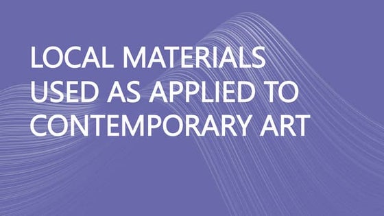 Different Contemporary Art technique and Performance Practices in CPAR ...