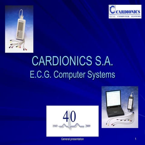 Cardionics Belgium ECG presentation Medical PC system | PDF