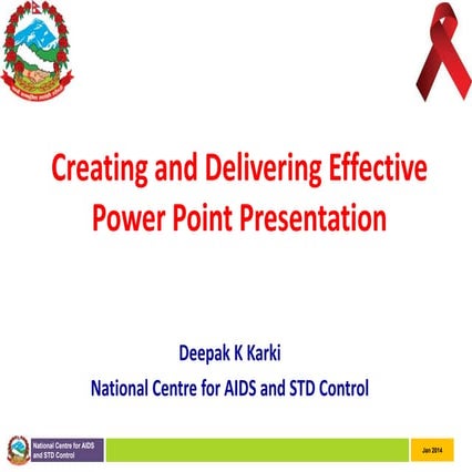 Creating and Delivering Effective Power Point Presentation | PPTX
