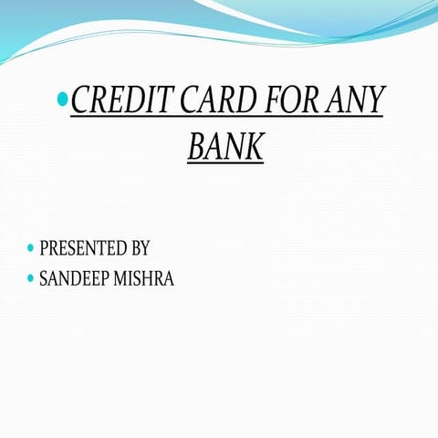 PPT Credit Card | PPTX