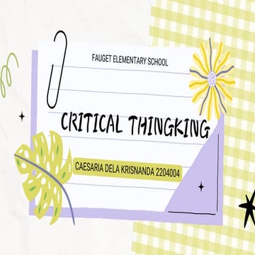 ppt critical thingking, prodi kebidanan.pdf